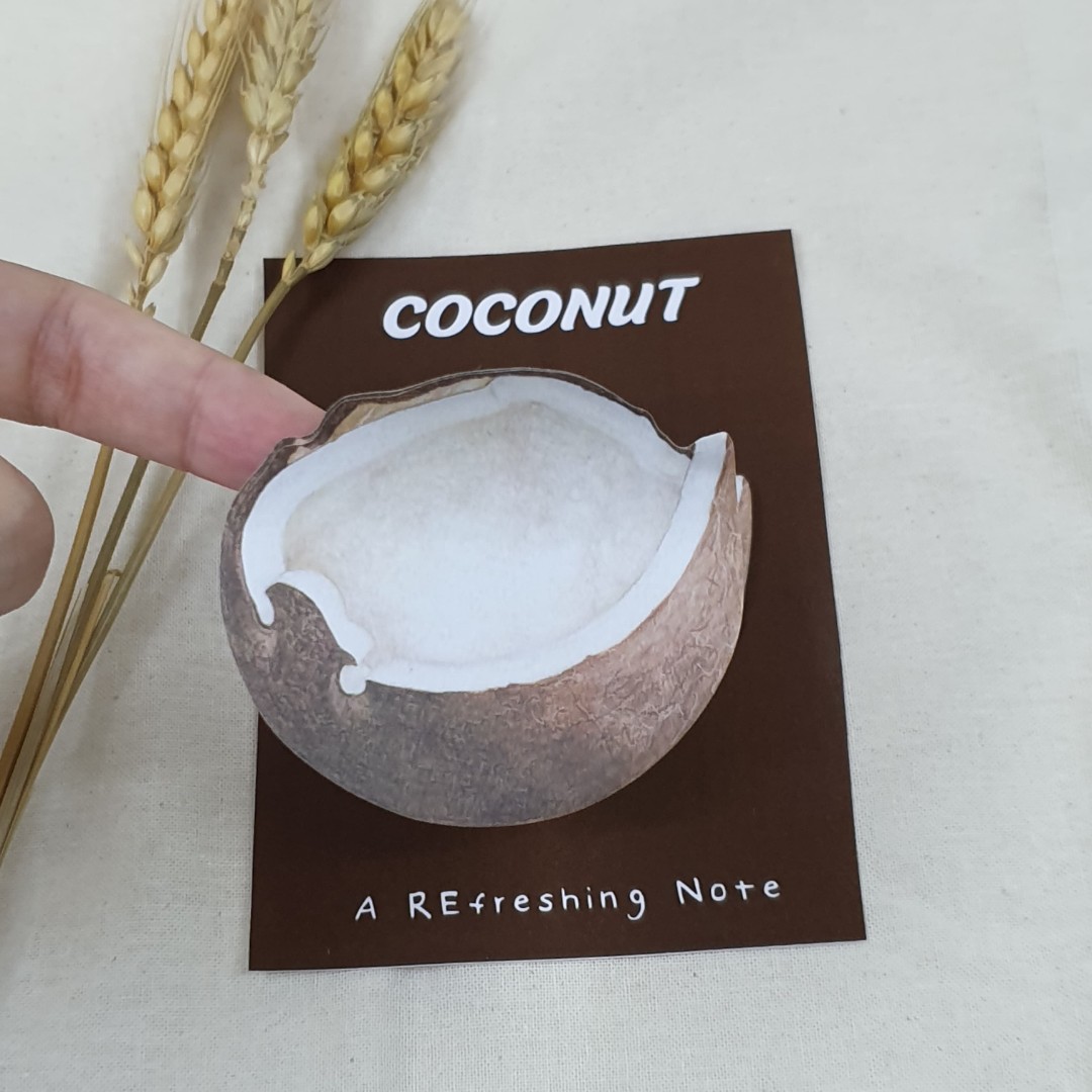 Coconut Post it notes, Hobbies & Toys, Stationery & Craft, Craft ...