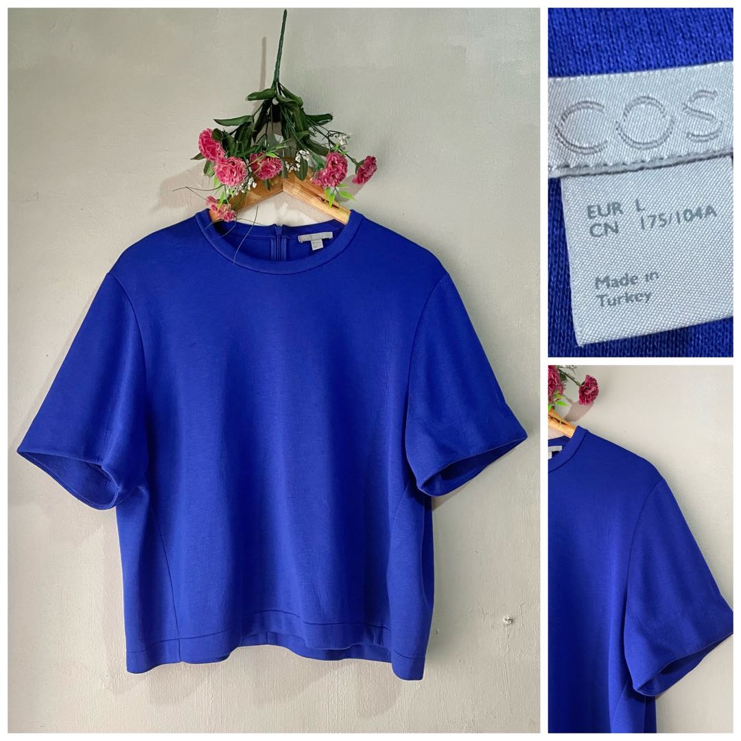 Cos puff sleeve tunic top, Women's Fashion, Tops, Blouses on Carousell