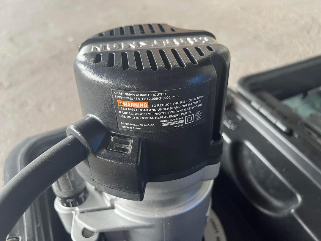 CRAFTSMAN 2 HP MultiBase Router Kit with Bits Set, TV & Home Appliances ...