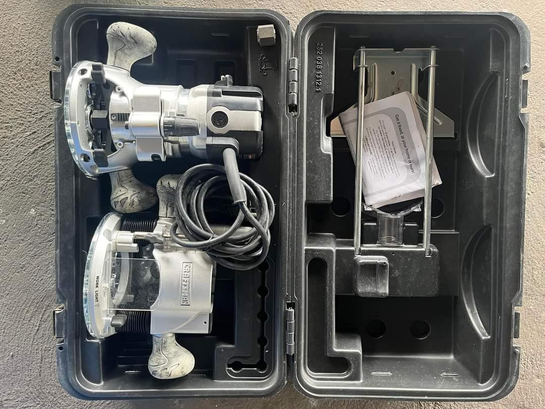 CRAFTSMAN 2 HP MultiBase Router Kit with Bits Set, TV & Home Appliances ...