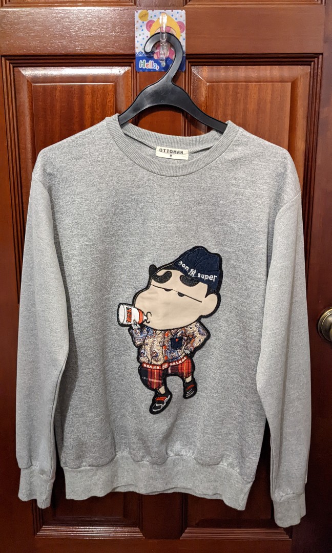 Crayon Shinchan pullover shirt, Men's Fashion, Coats, Jackets and ...