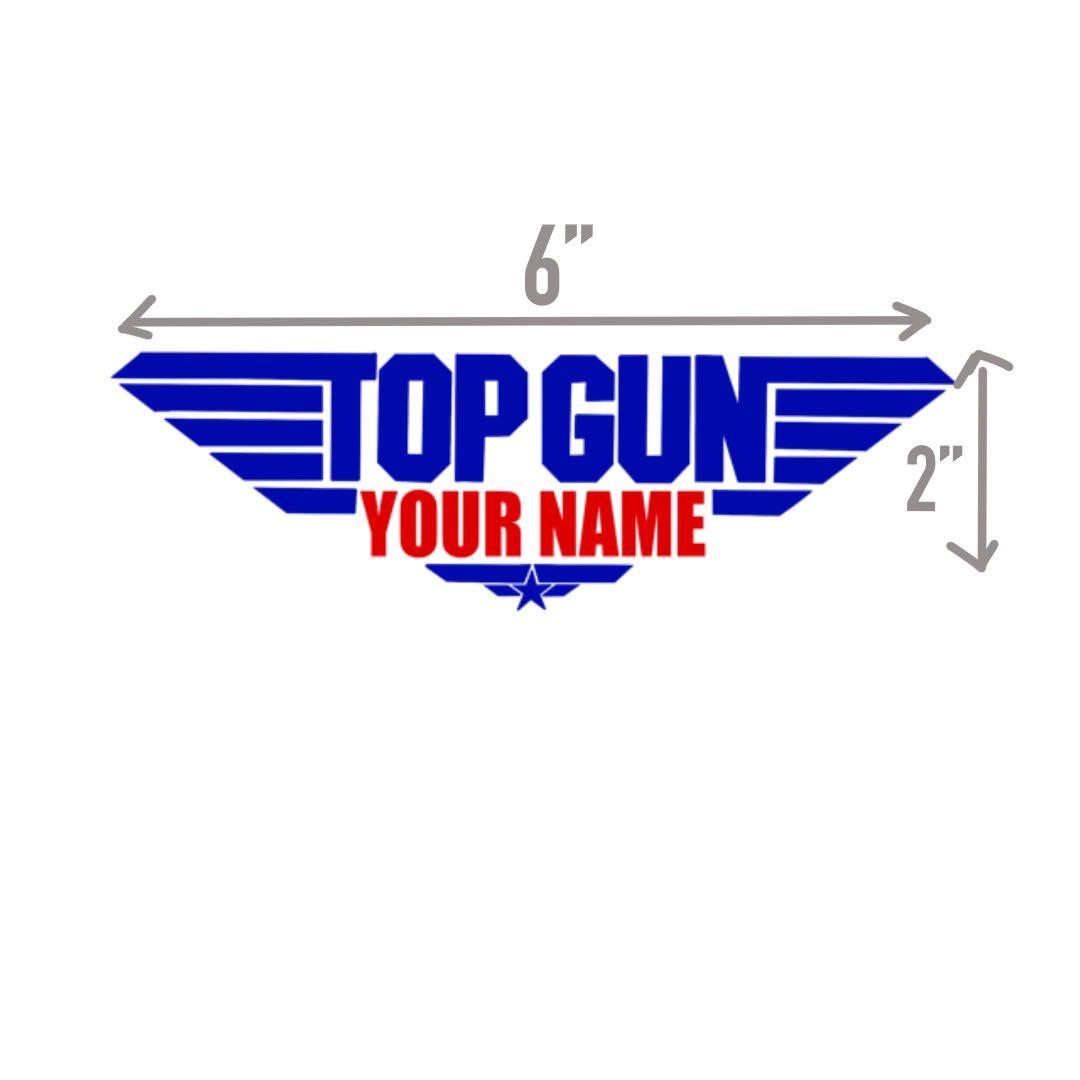 Customised your name Top Gun, Hobbies & Toys, Stationery & Craft ...