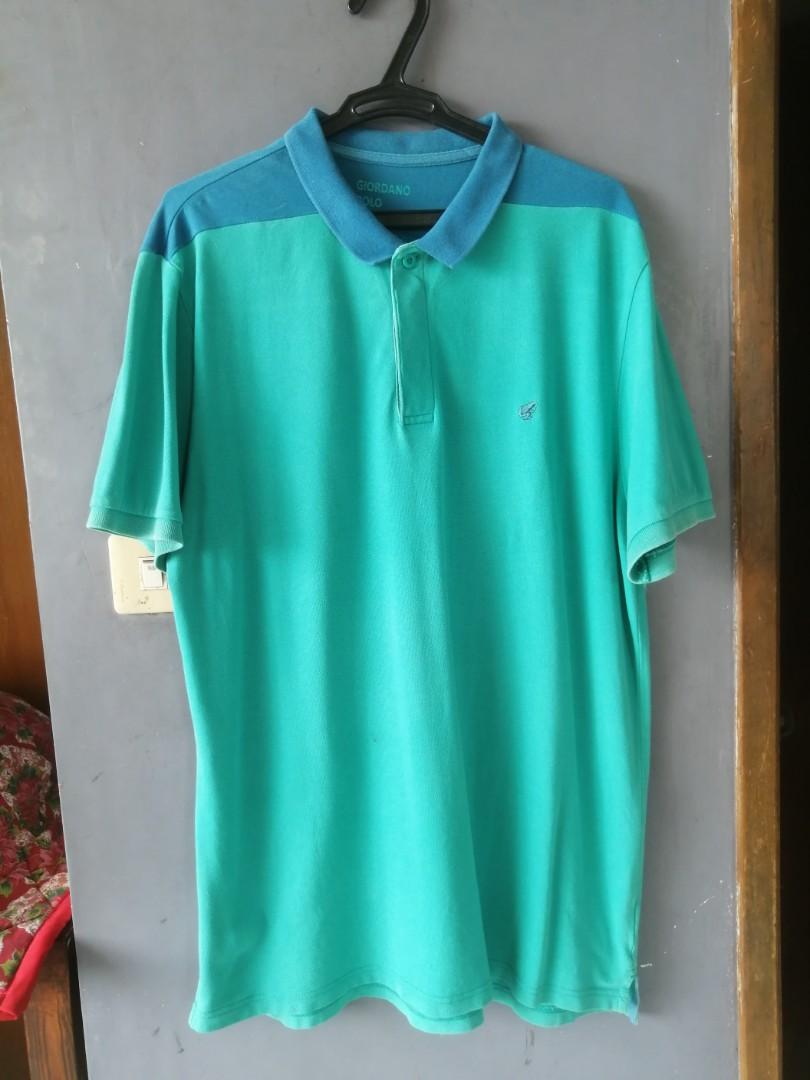 Cyan Polo Shirt, Men's Fashion, Tops & Sets, Tshirts & Polo Shirts on ...
