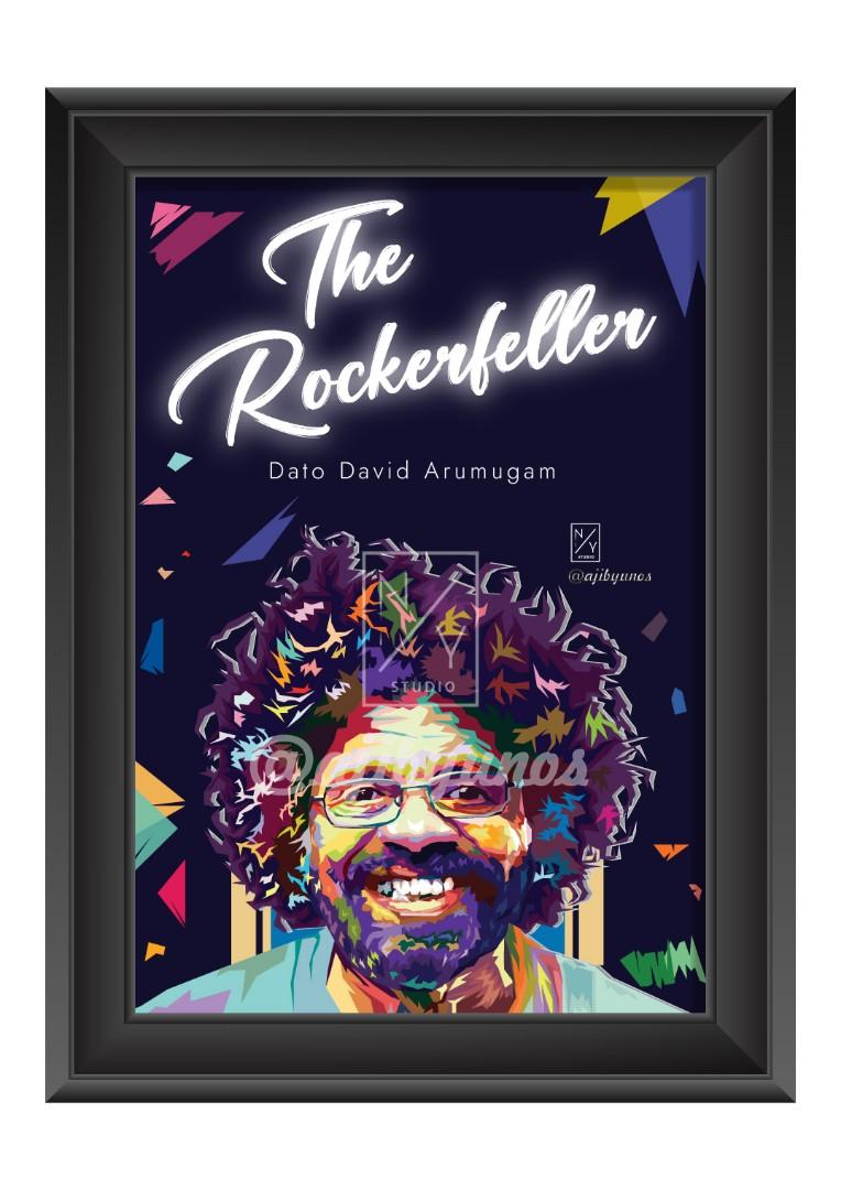 DAVID ARUMUGAM ALLEYCATS BAND| Pop Art Vector Illustration Frame A4 ...