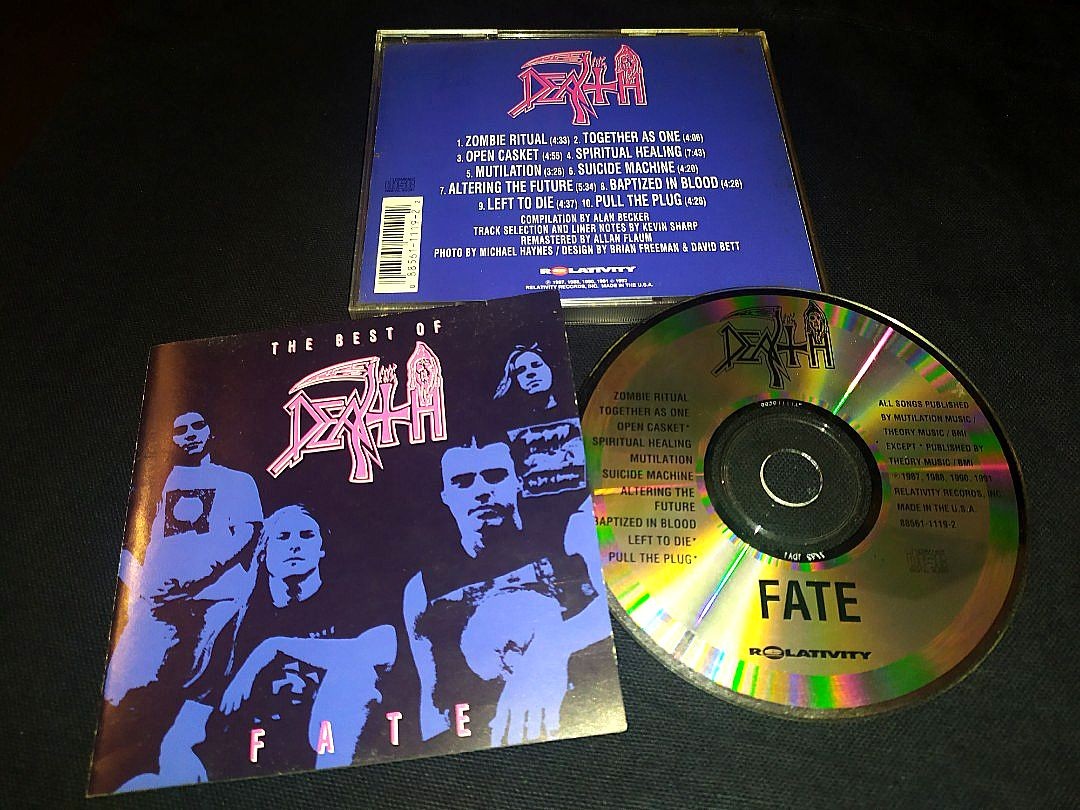 Death 'Fate' Compilation' CD Death Metal, Hobbies & Toys, Music & Media ...