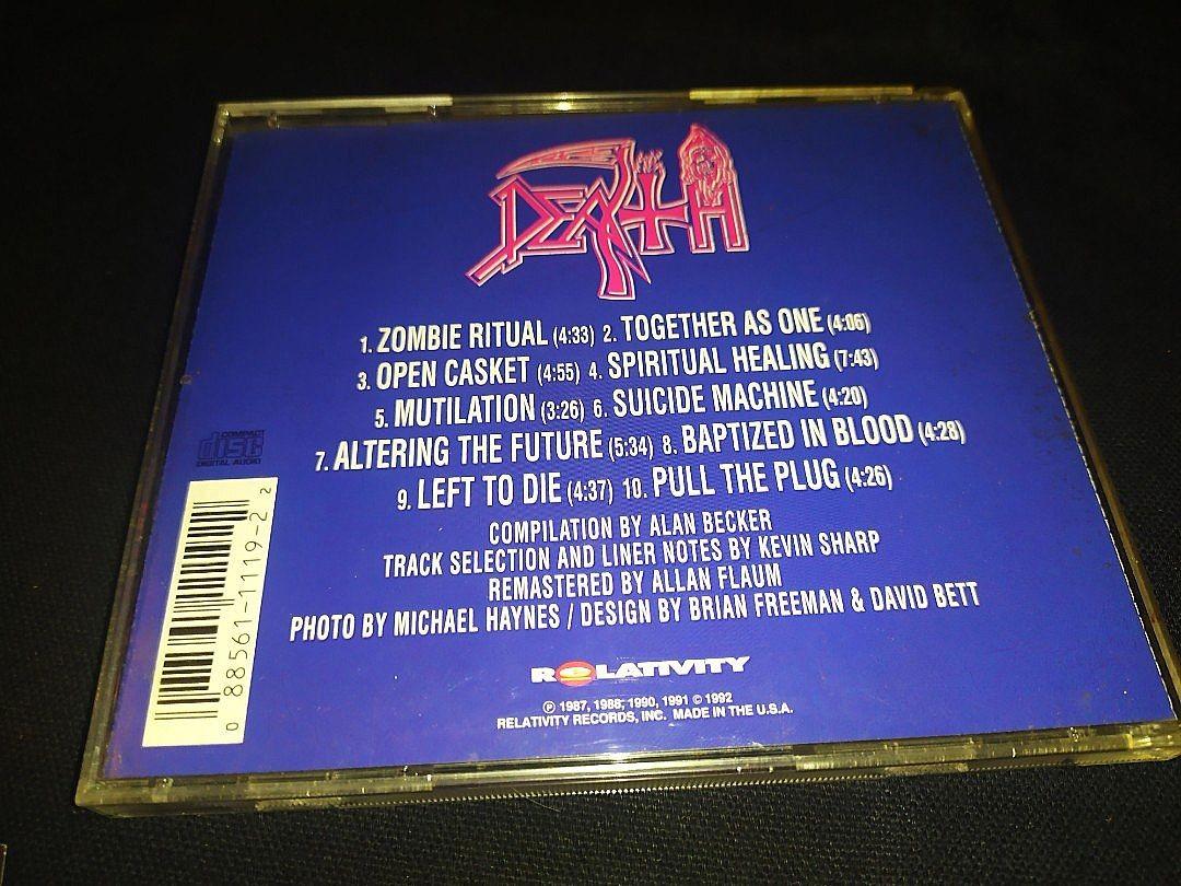 Death 'Fate' Compilation' CD Death Metal, Hobbies & Toys, Music & Media ...