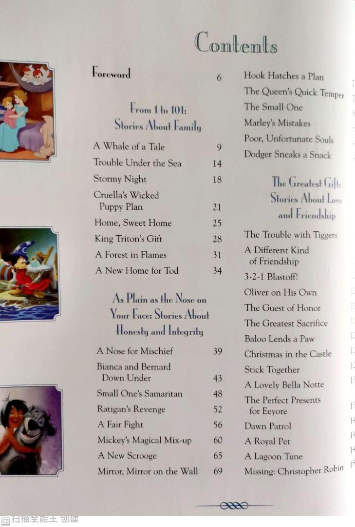 Disney Family Story Collection 75 fables, Hobbies & Toys, Books ...