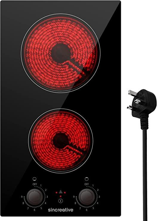 Double Electric Hob, Portable Induction Hob for All Pots, Plug in ...