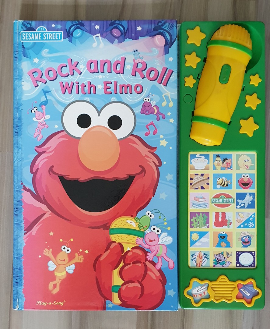 Elmo Rock and Roll Sing along Sound book on Carousell