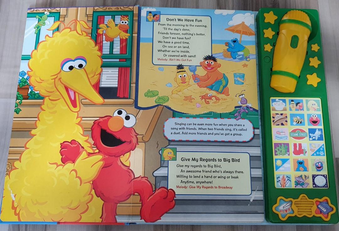 Elmo Rock and Roll Sing along Sound book on Carousell