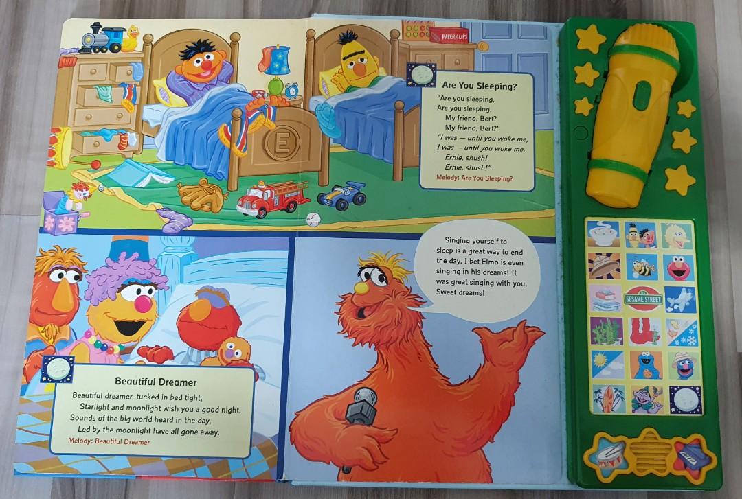 Elmo Rock and Roll Sing along Sound book on Carousell