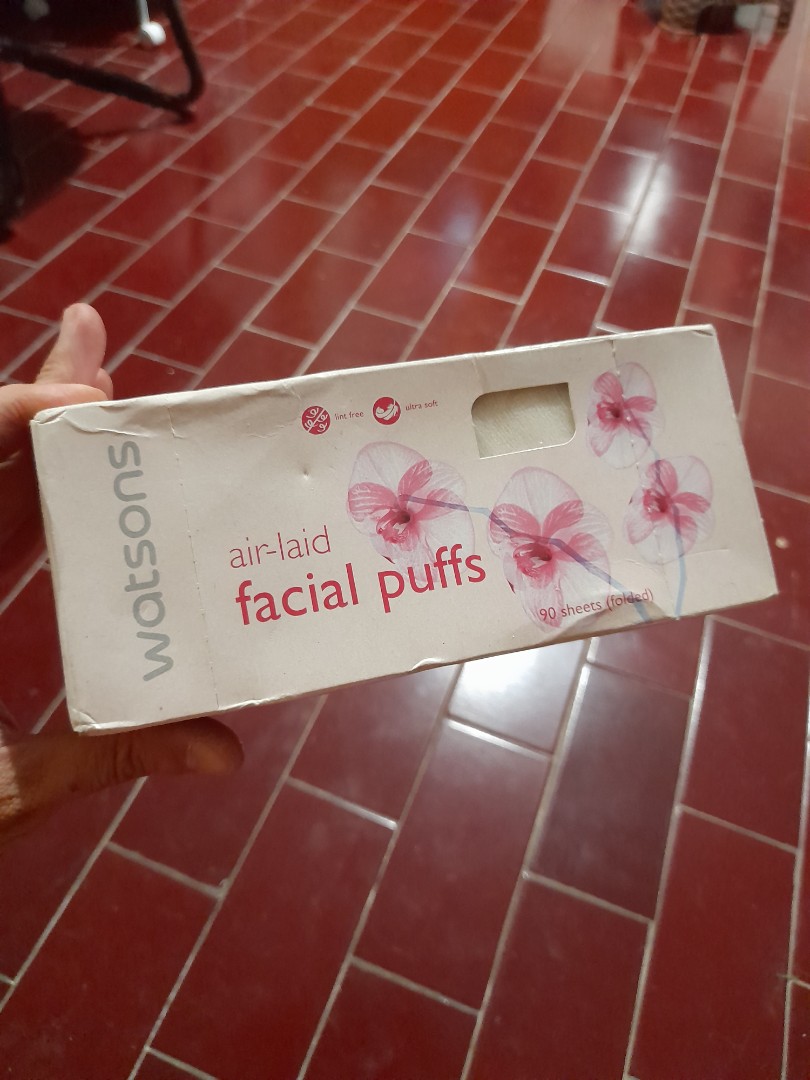 Facial puffs watson, Kesehatan & Kecantikan, Rias Wajah di Carousell