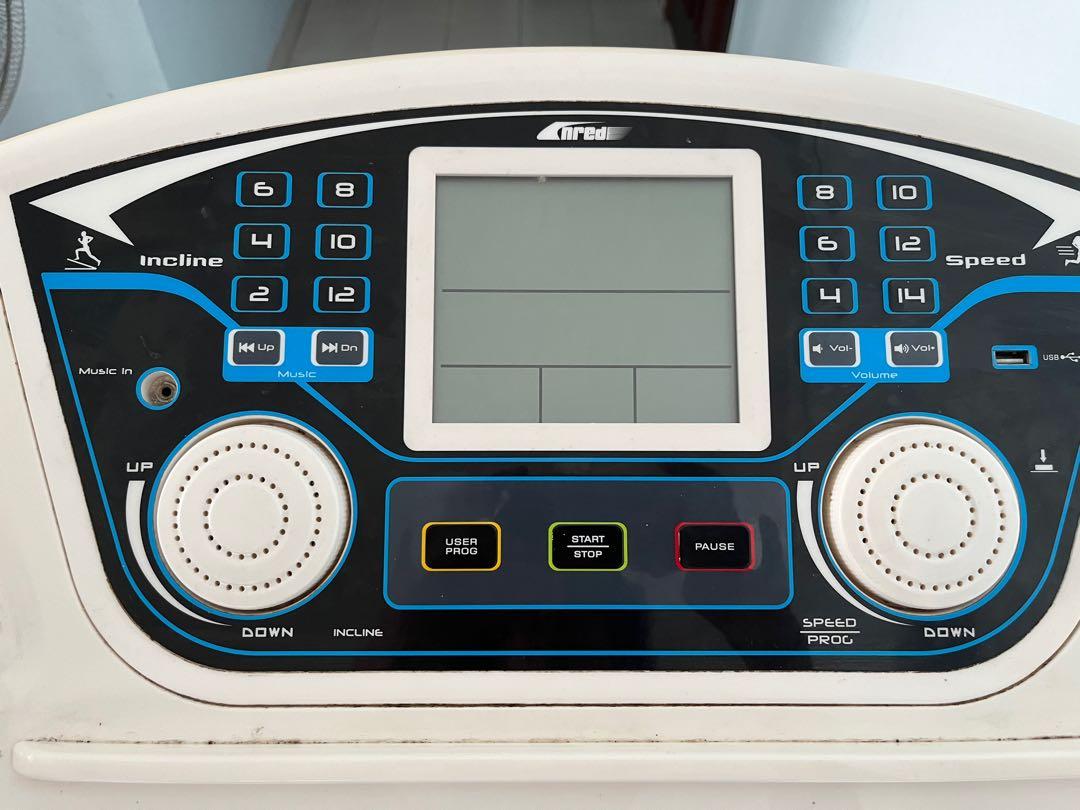 Foldable Threadmill with programmable speed and incline, Health ...