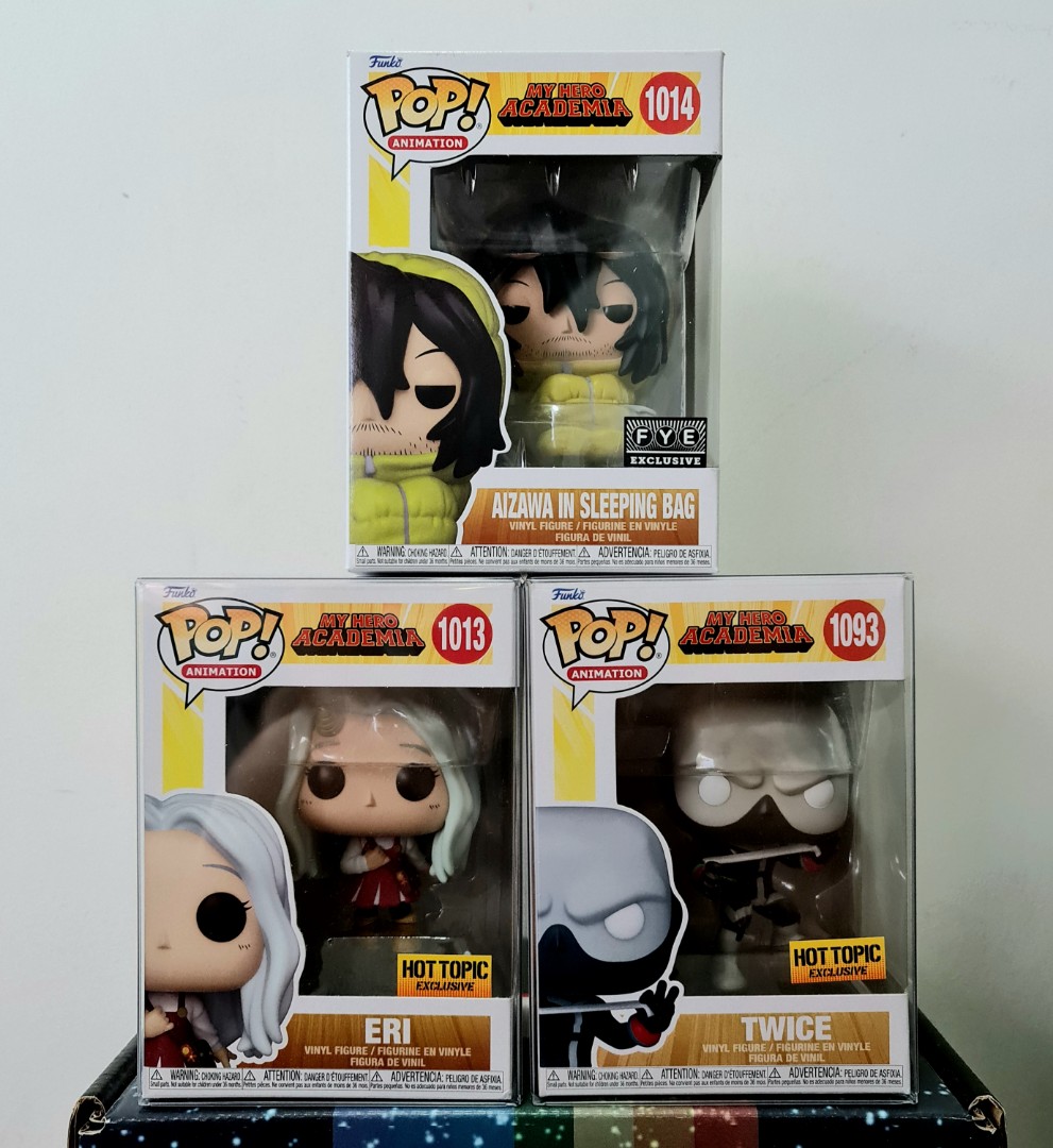 Funko Pop! Animation MHA Eri, Twice, Aizawa, Hobbies & Toys, Toys ...