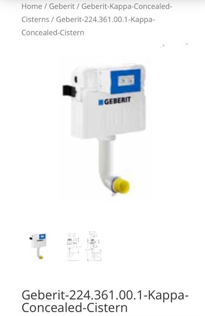 Geberit Low-cistern system, Furniture & Home Living, Bathroom & Kitchen ...