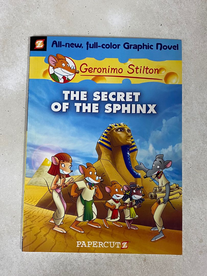 Geronimo Stilton Papercut Comic “The Secret of the Sphinx”, Hobbies ...