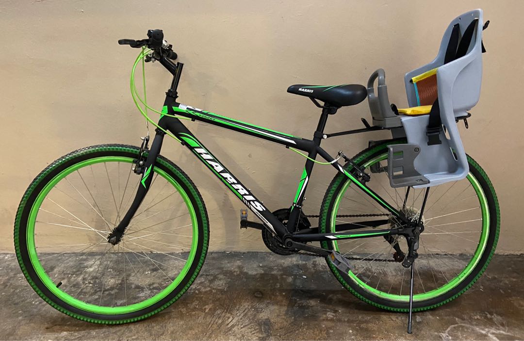 Harris Bicycle w/ child seat, Sports Equipment, Bicycles & Parts ...