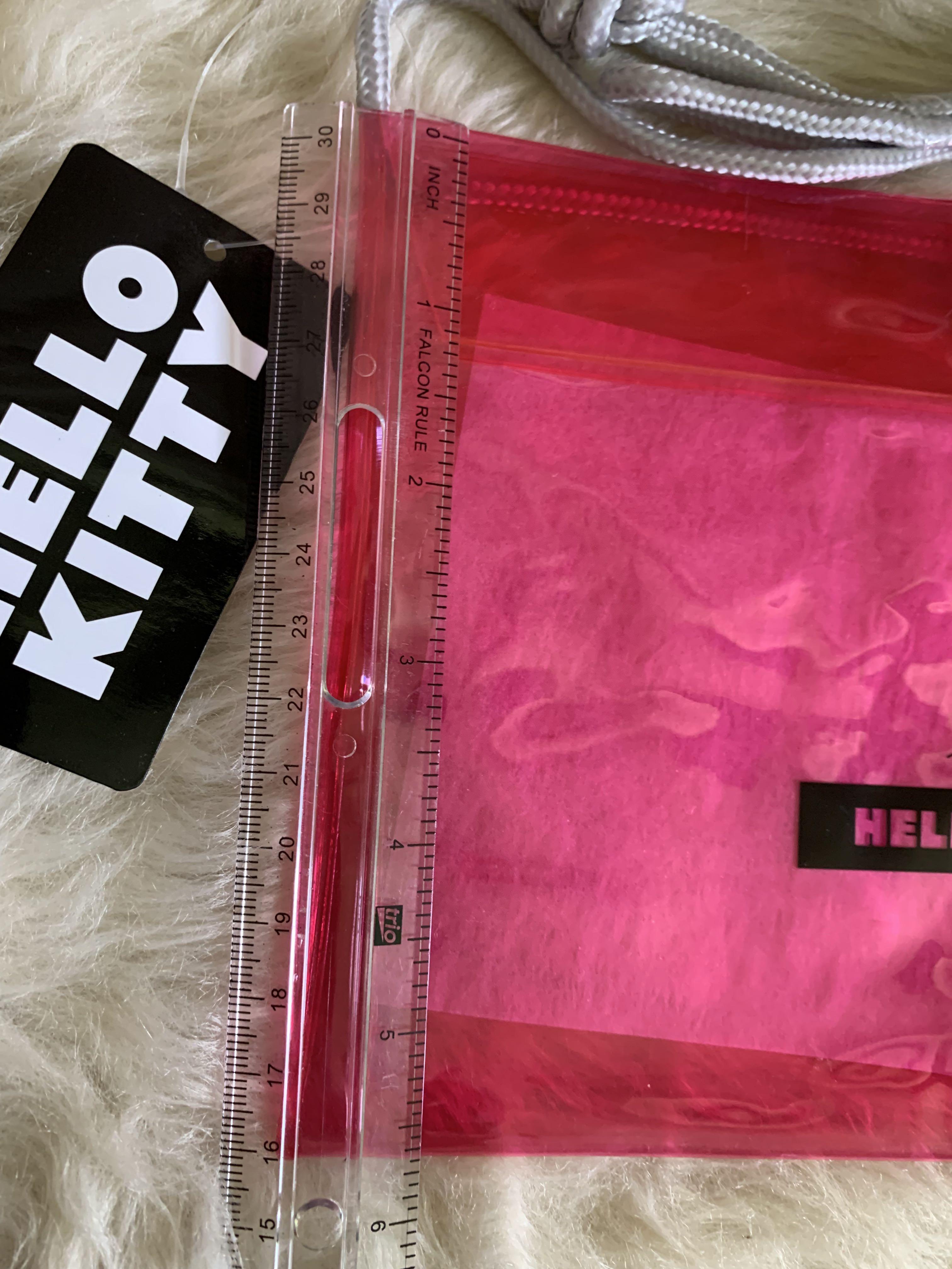 Hello Kitty see-through pouch with sling, Women's Fashion, Bags ...