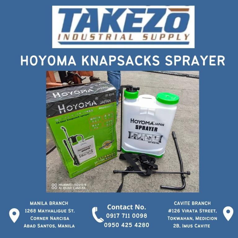Hoyoma Knapsacks Sprayer, Commercial & Industrial, Construction Tools & Equipment on Carousell