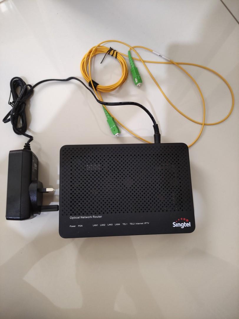 Huawei (Singtel) Optical Network Router, Computers & Tech, Parts ...