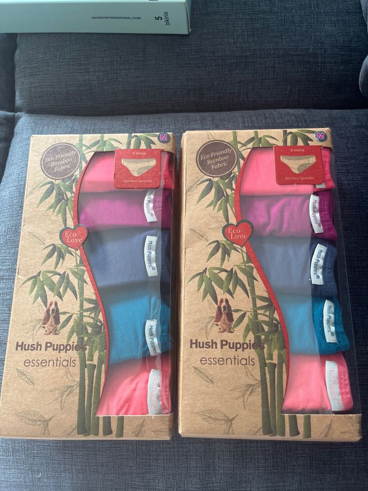 Hush Puppies bamboo minis panties, Women's Fashion, New Undergarments ...