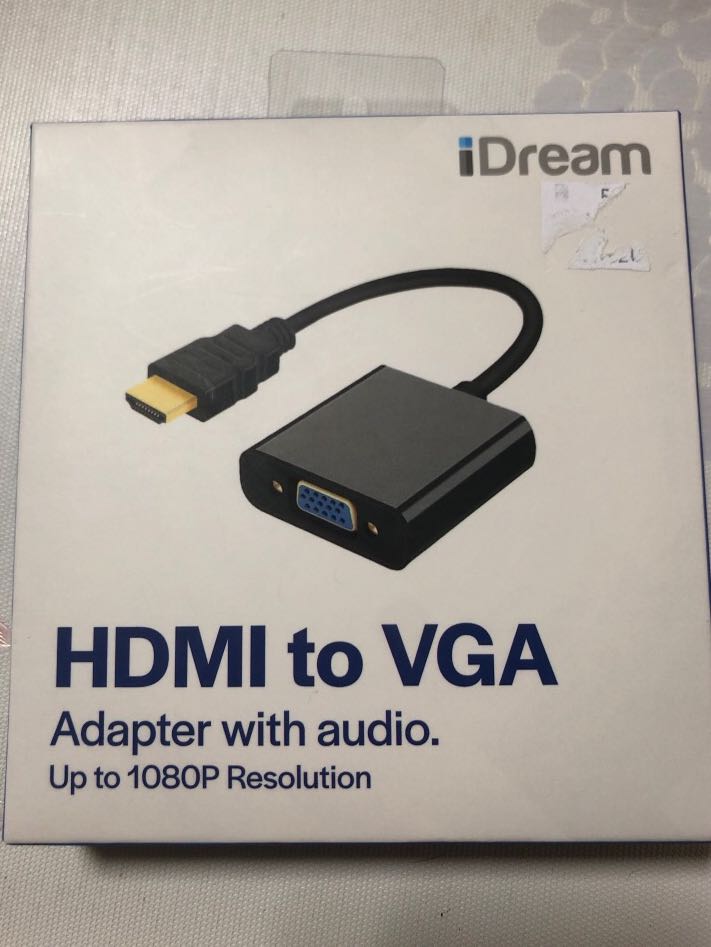 iDream HDMI to VGA - Adapter with audio (up to 1080P resolution ...
