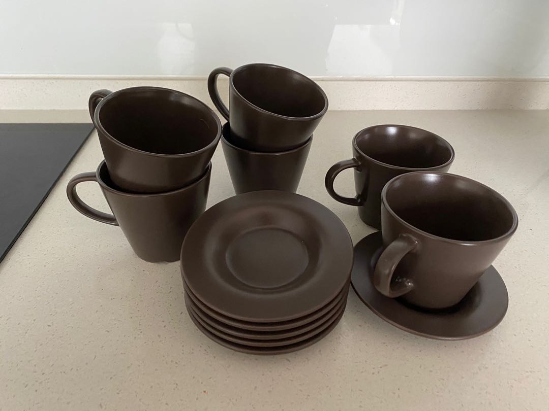 IKEA Coffee & Tea Cups and Saucer, Furniture & Home Living, Kitchenware ...