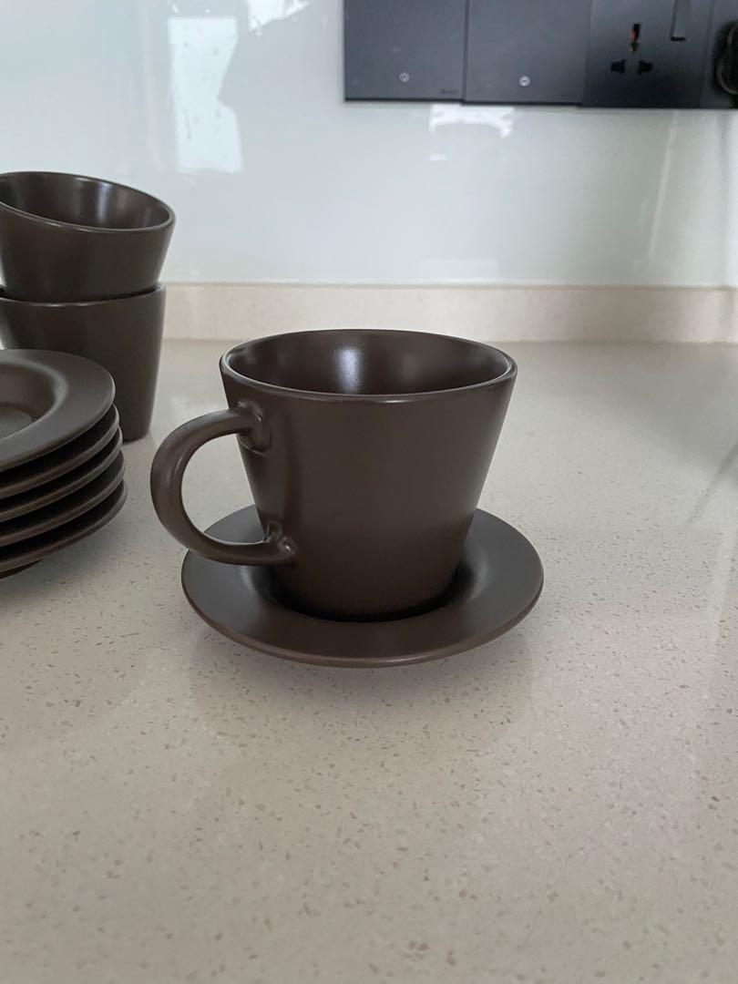 IKEA Coffee & Tea Cups and Saucer, Furniture & Home Living, Kitchenware ...