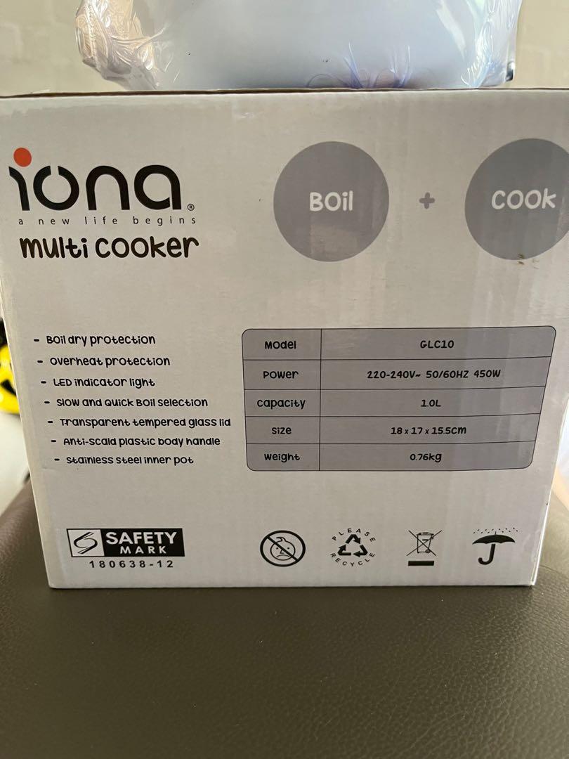 Iona brand of Mini Multi Cooker ( Ideal for one person meals), TV ...