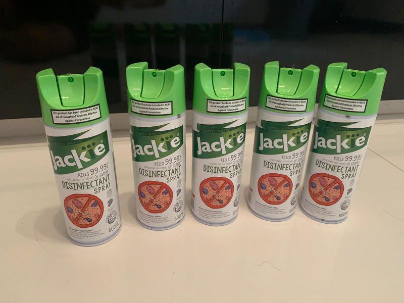 Jackie disinfectant spray, Beauty & Personal Care, Sanitisers ...