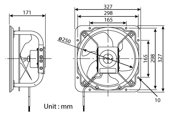 KDK Industrial Exhaust Fan 25GSC, 30GSC, 35GSC, 40GSC, Commercial ...