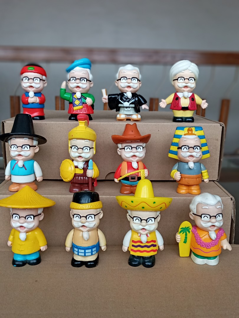 KFC Colonel Sanders Around The World Kiddie Toys (set only sale ...
