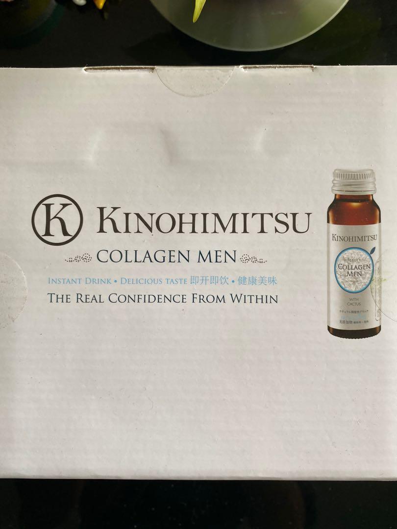 KINOHIMITSU collagen men 50ml x 16s, Health & Nutrition, Health ...