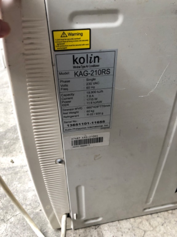 Kolin Aircon, TV & Home Appliances, Air Conditioning and Heating on ...