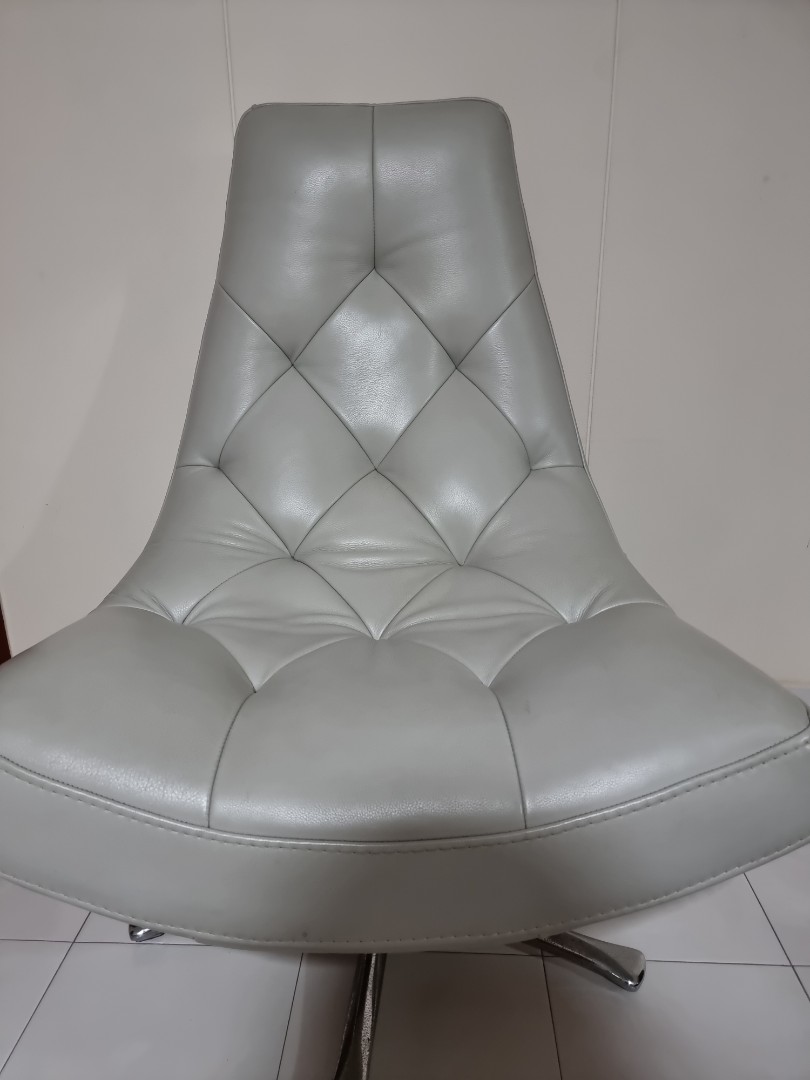 Kuka Leather Chair, Furniture & Home Living, Furniture, Chairs on Carousell