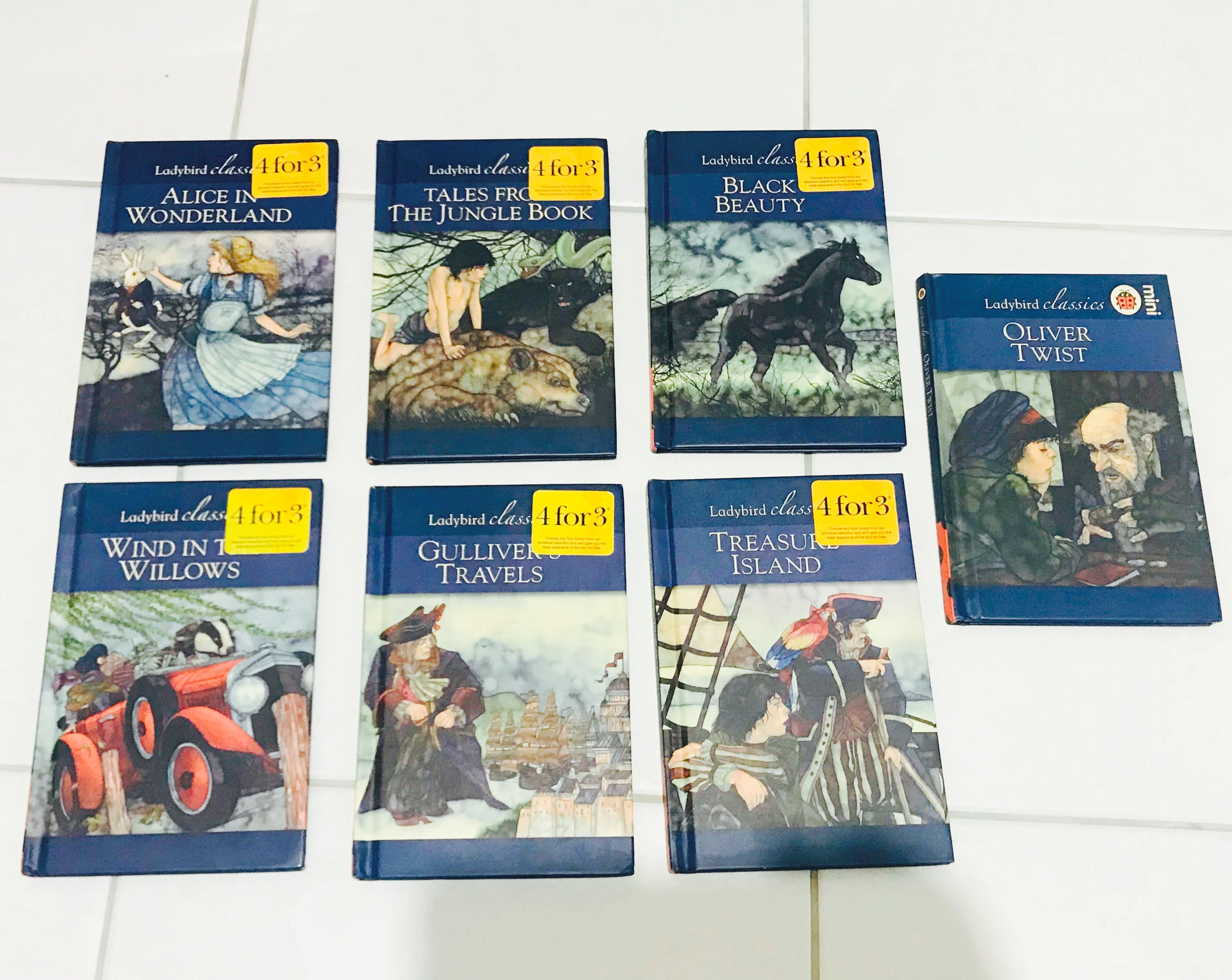 Ladybird Classics book set of 7, Hobbies & Toys, Books & Magazines, Children's Books on Carousell