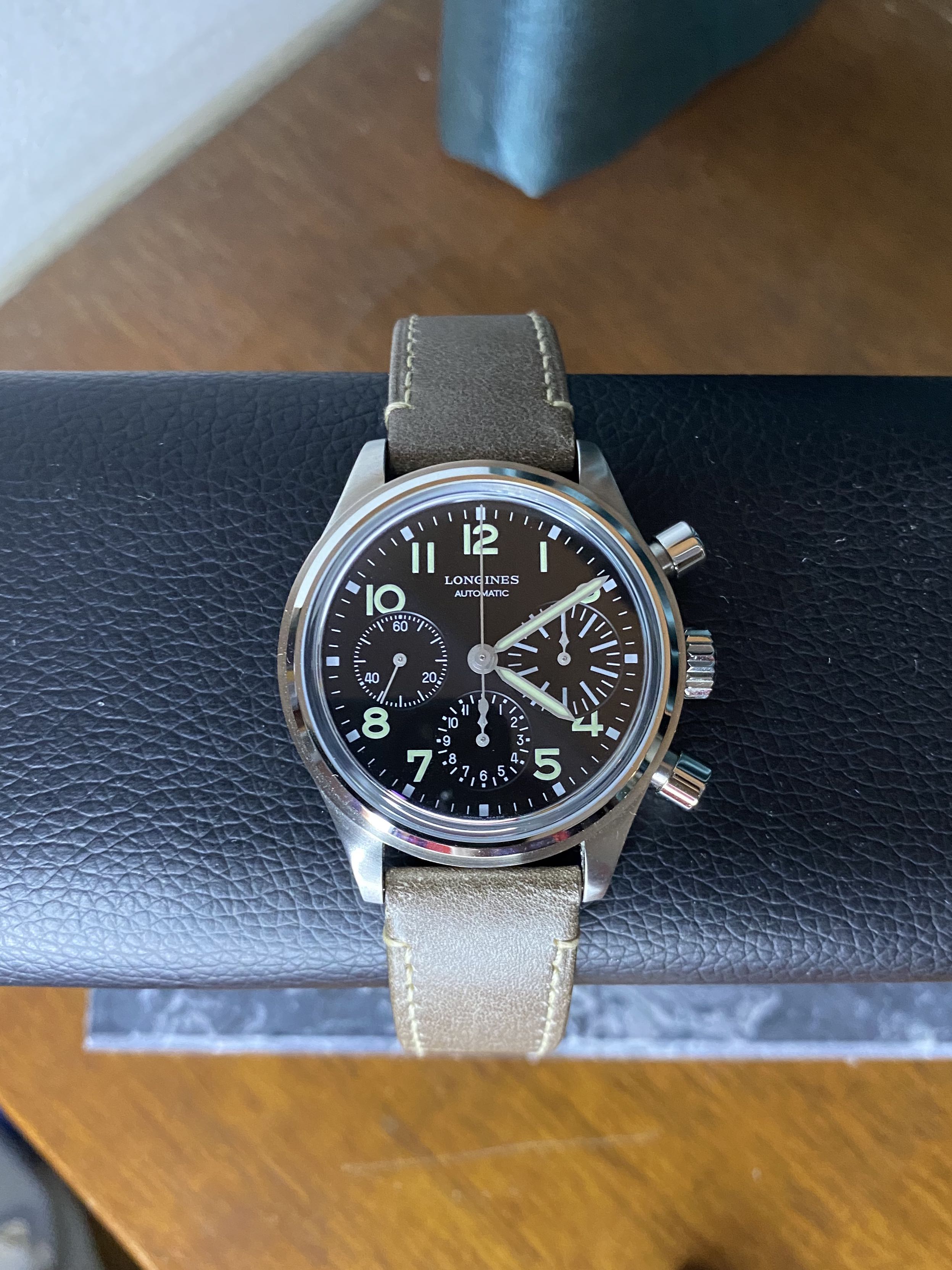 Longines Big Eye Avigation, Luxury, Watches on Carousell