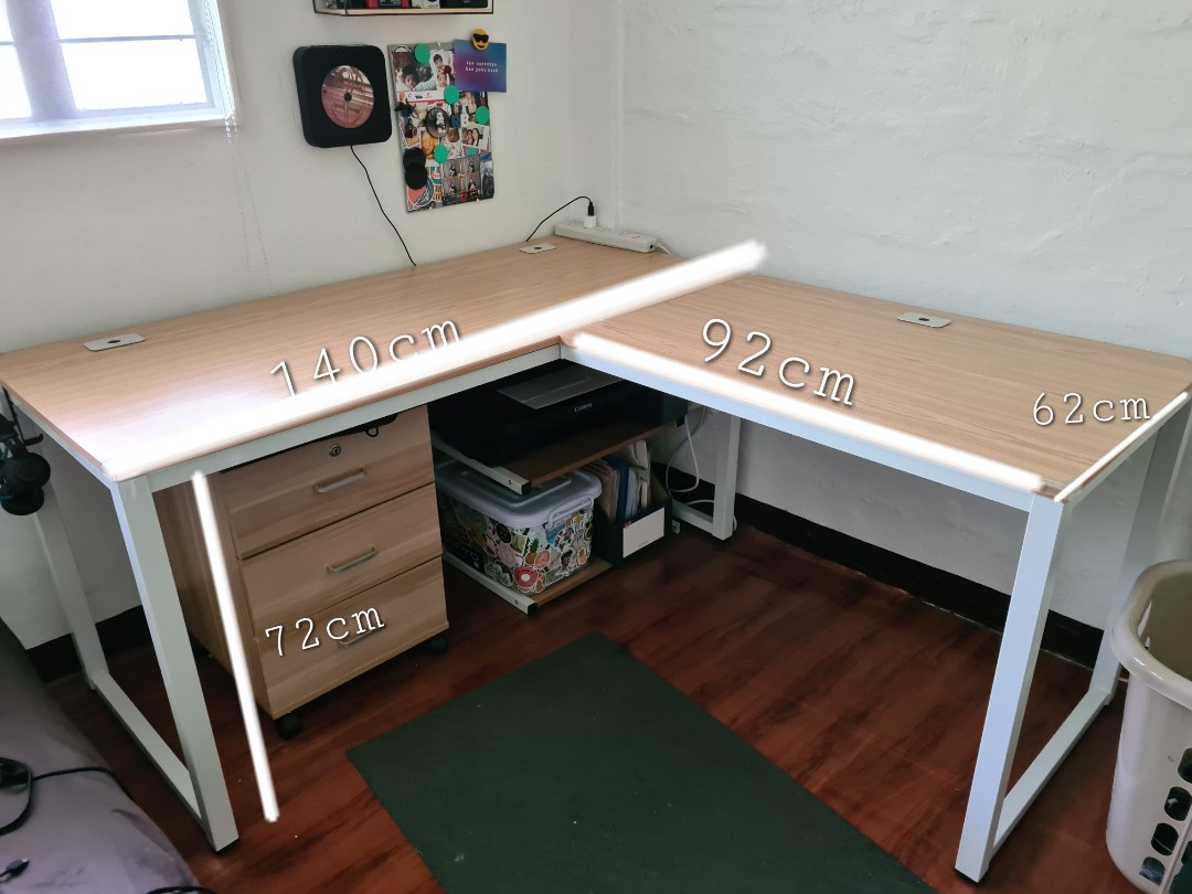 L-Shaped Computer table, Computers & Tech, Office & Business Technology ...