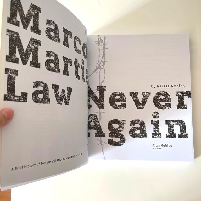 Marcos Martial Law: Never Again by Raissa Robles, Hobbies & Toys, Books ...