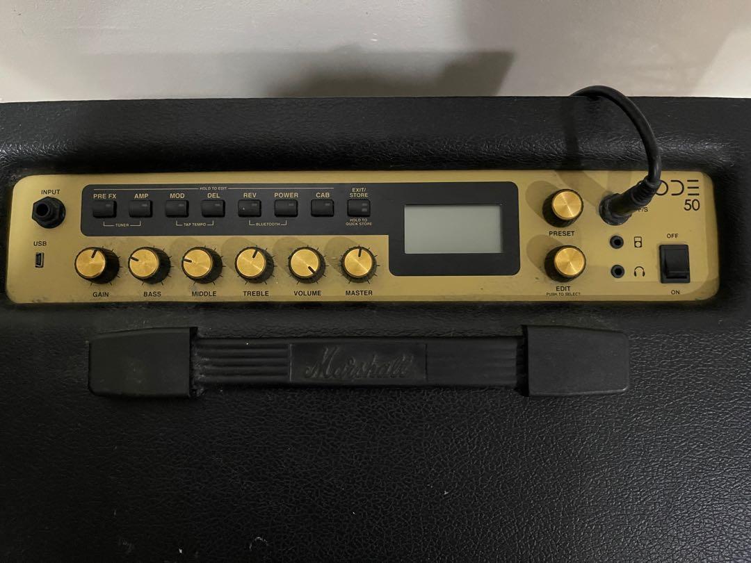 Marshall Code 50 + programmable foot controller, Hobbies & Toys, Music ...