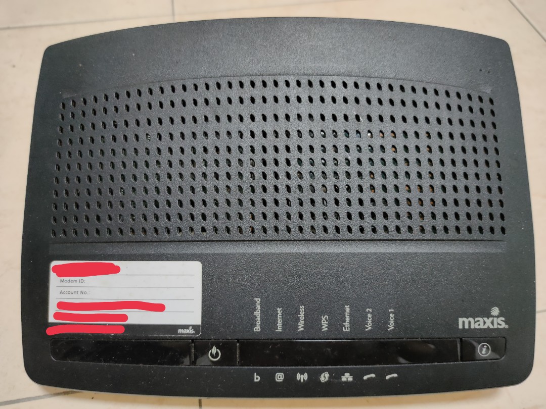 [clear Stock] Maxis Tm Unifi Time Wifi Modem Router Dsl Computers And Tech Parts And Accessories
