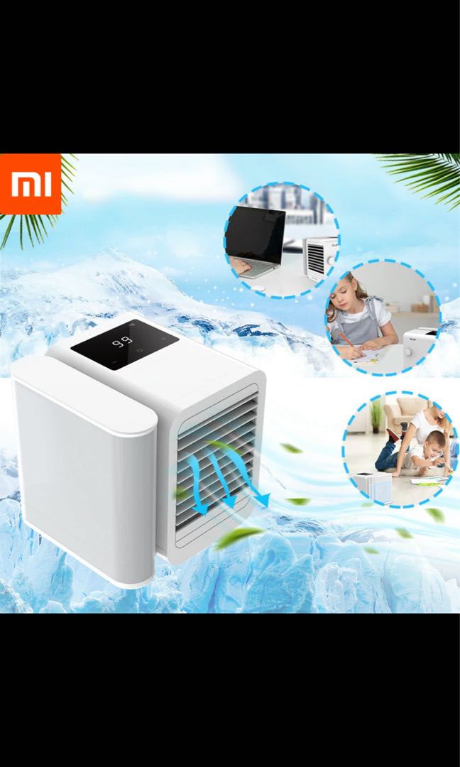 Microhoo Mini Air Conditioner 6W 1000ml Water Capacity Portable Mini ...