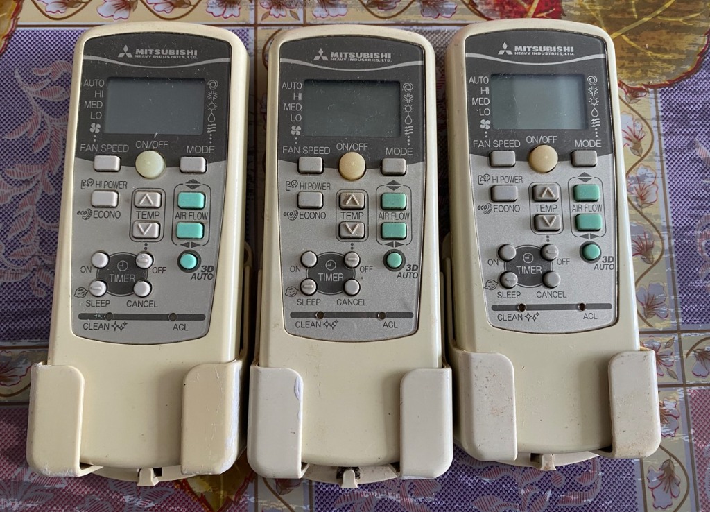 Mitsubishi Heavy Industries aircon remote controller, TV & Home ...
