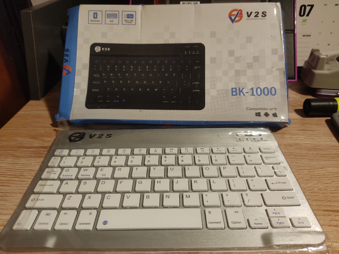 MONSEY V2S WIRELESS BLUETOOTH KEYBOARD 8.5", Computers & Tech, Parts ...