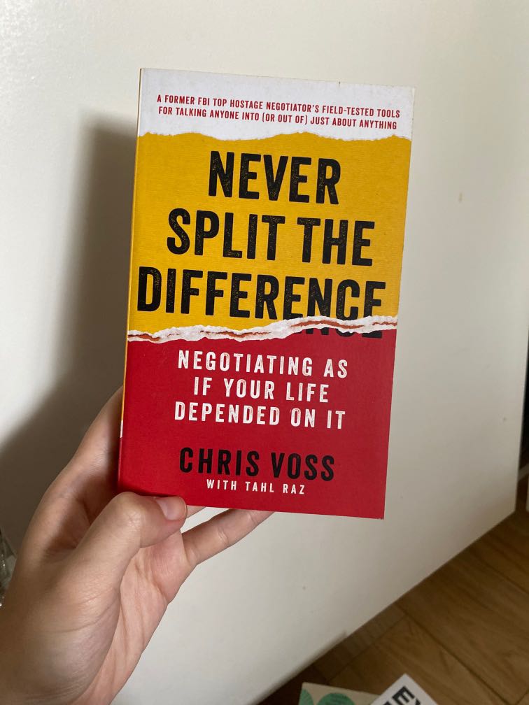Never Split The Difference, Hobbies & Toys, Books & Magazines, Fiction ...