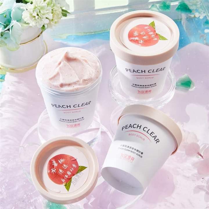 Buy 1 Take 1 Niacinamide Whitening Exfoliating Body Scrub Peach Ice ...