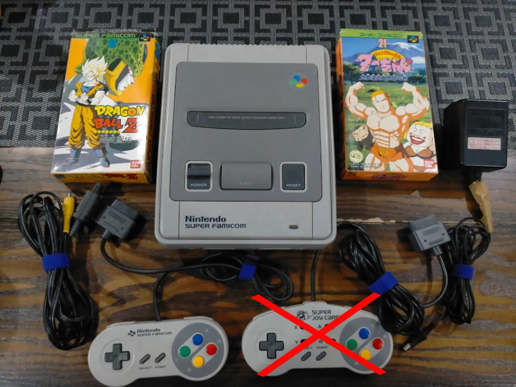 Nintendo Super Famicom (Japan Import) 110v with 2 games, Video Gaming ...