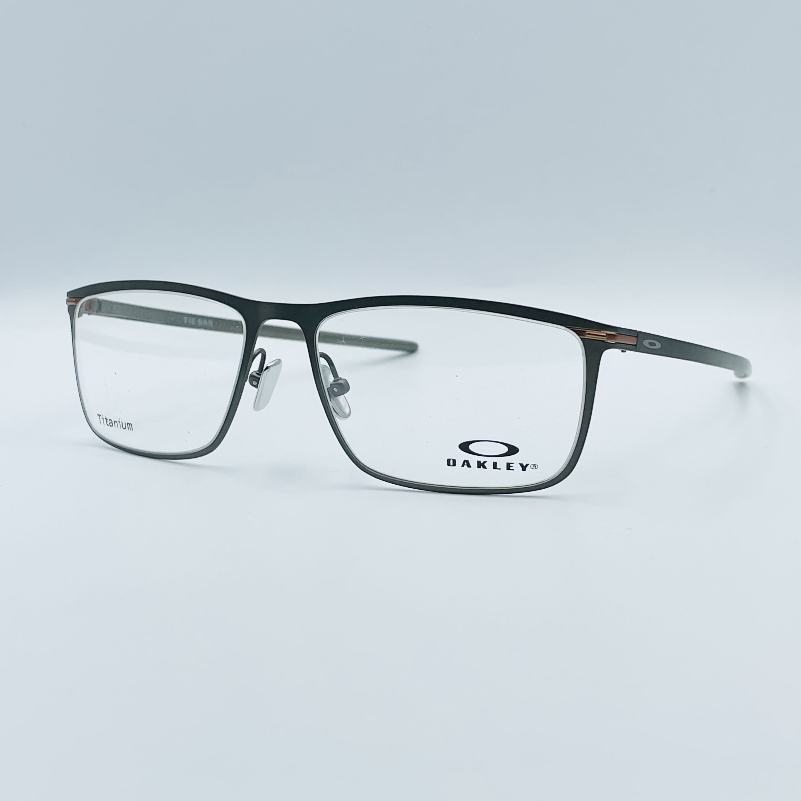 Oakley Tie Bar Satin Olive 53 RX titanium frame, Men's Fashion, Watches ...