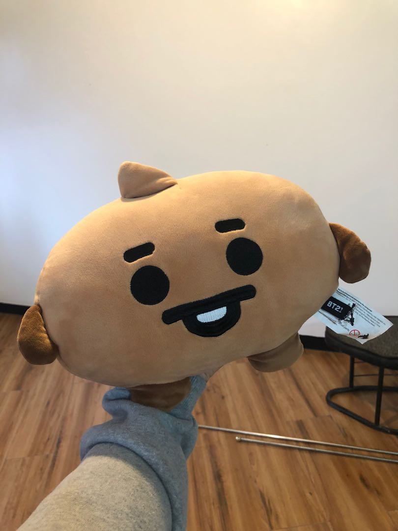OFFICIAL BTS BT21 Hug Me Plushy, Hobbies & Toys, Memorabilia ...