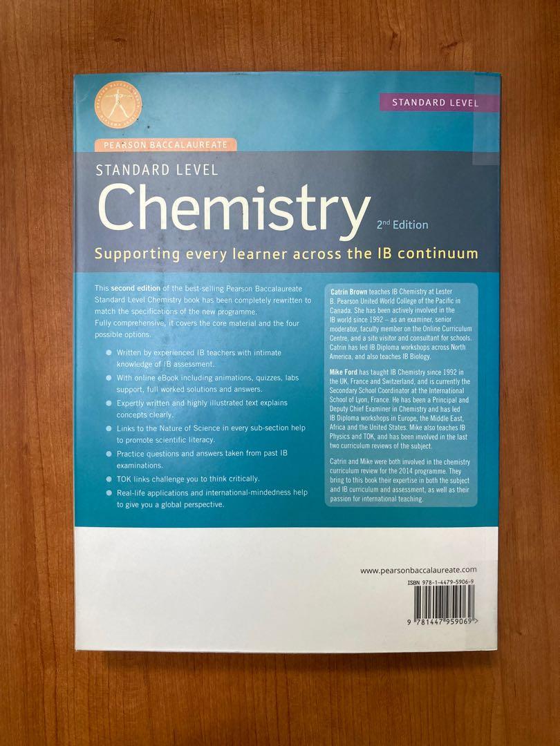 Pearson Standard Level Chemistry 2nd Edition, 興趣及遊戲, 書本 & 文具, 教科書 ...